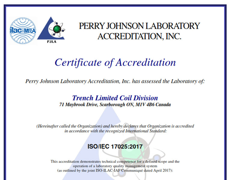 TRENCH - CANADA TCC - Trench Group