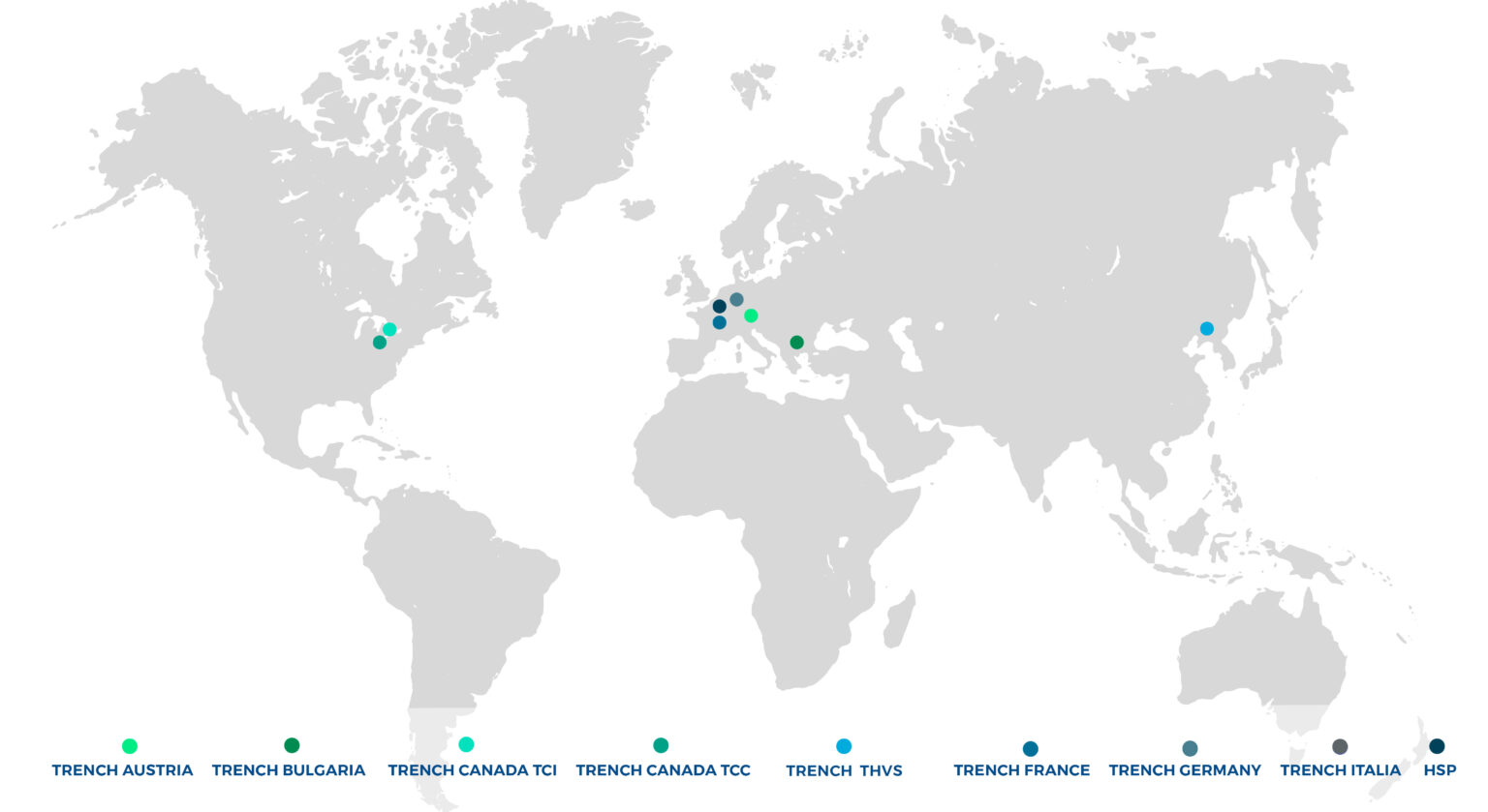 Trench Group Locations Worldwide | Headquarters & Offices